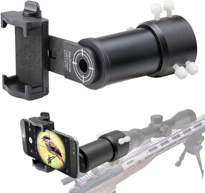 Amazon.com: Starboosa Rifle Scope Mount Camera Adapter - Smartphone ...
