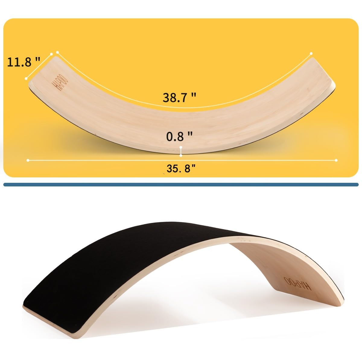 Snapklik.com : HAPOO Balance Board Wobble Board For Kids Toddlers 35 ...