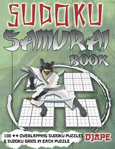 Sudoku Samurai book: 100++ Overlapping Sudoku Puzzles, 5 grids in each ...