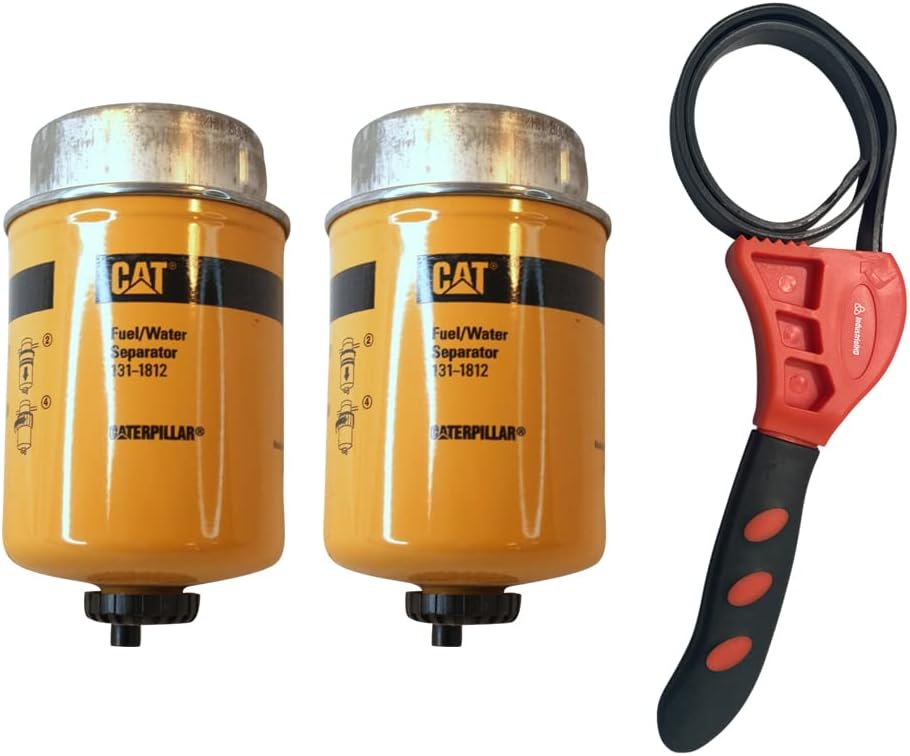 Amazon.com: Caterpillar 131-1812 Fuel Water Separator w/IHD Strap ...