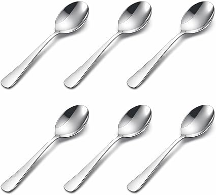 Amazon.com | Dinner Spoon, 7.5 Inch Stainless SteelSoup Spoon for Home ...