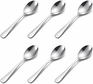 Amazon.com | Dinner Spoon, 7.5 Inch Stainless SteelSoup Spoon for Home ...