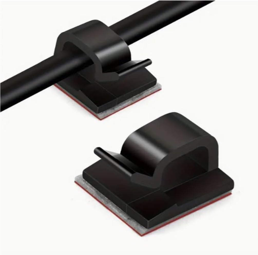Amazon.com: Generic 50 PCS Cable Clips for efficient Cable Managment ...