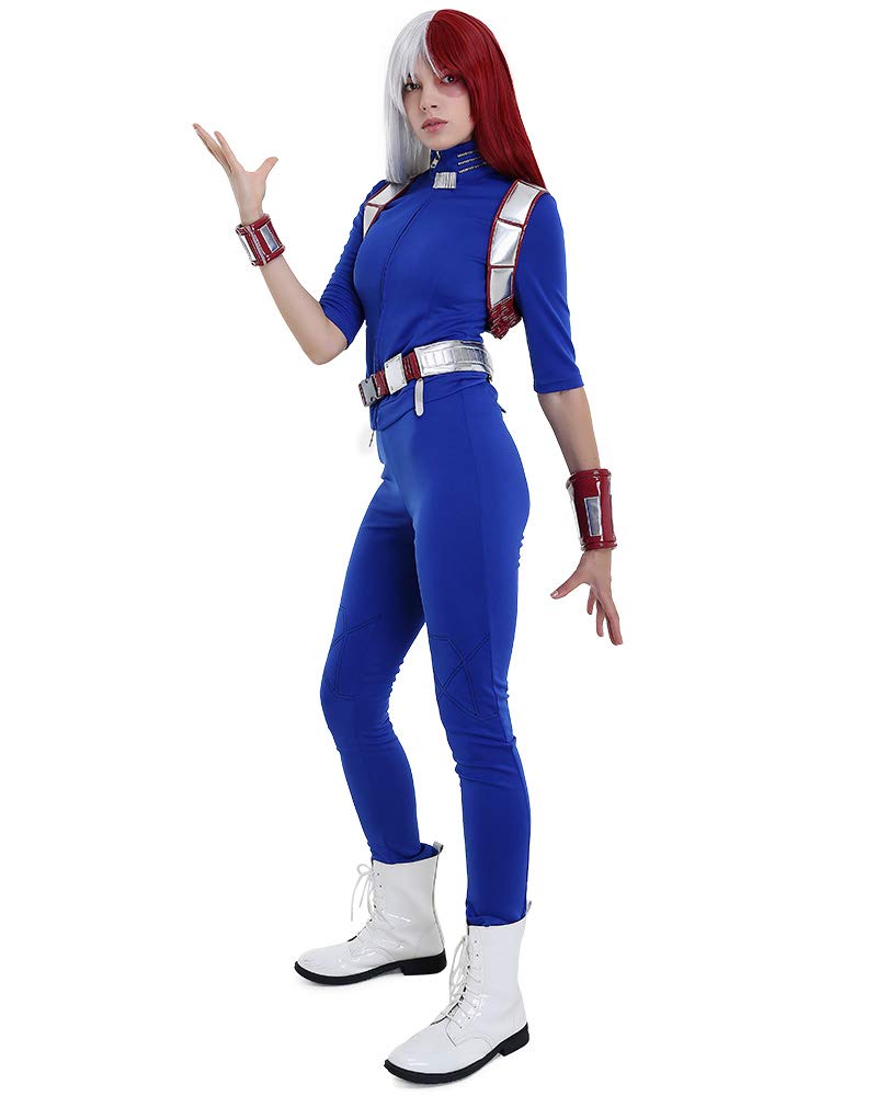 Buy miccostumes Women's o Todoroki Female Hero Cosplay Costume Uniform ...