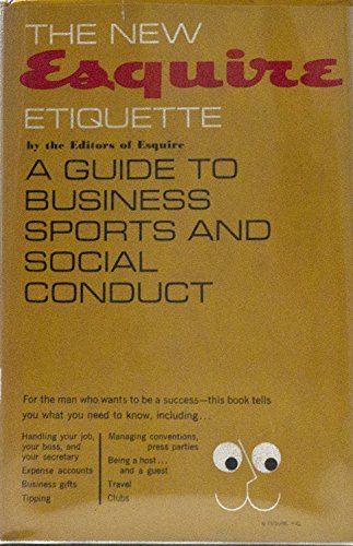New Esquire Etiquette, the: Esquire Magazine: Amazon.com: Books