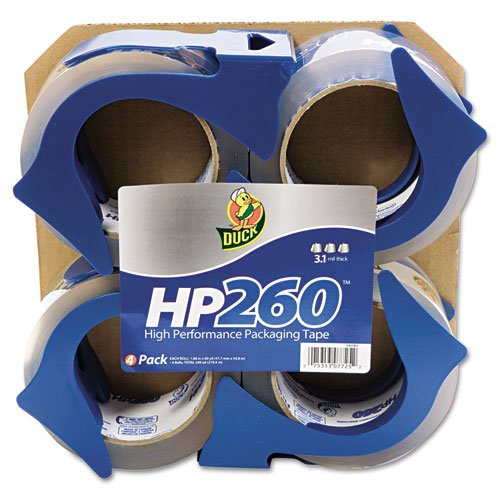 Amazon.com: Duck HP260 Packaging Tape with Dispenser, 3 Core, 1.88" x ...