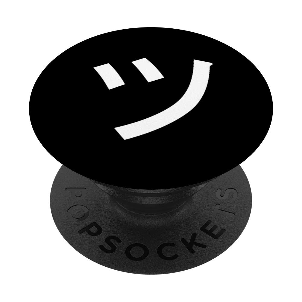 Happy Face Katakana Syllable Tsu Japanese Emoticon Smile Pop Sockets ...