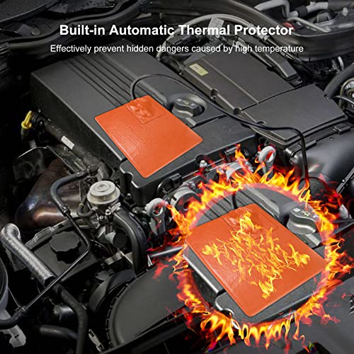 Snapklik.com : Car Engine Heater Pad 120V 150W 4x5 Inches 2 Pcs ...