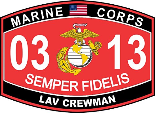 Crewman Marine Corps MOS 0313 US Marine Corps Military WIndow - Want It All