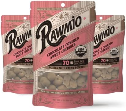 Amazon.com : Rawmio Chocolate Covered Macadamia Nuts - Organic, Raw ...