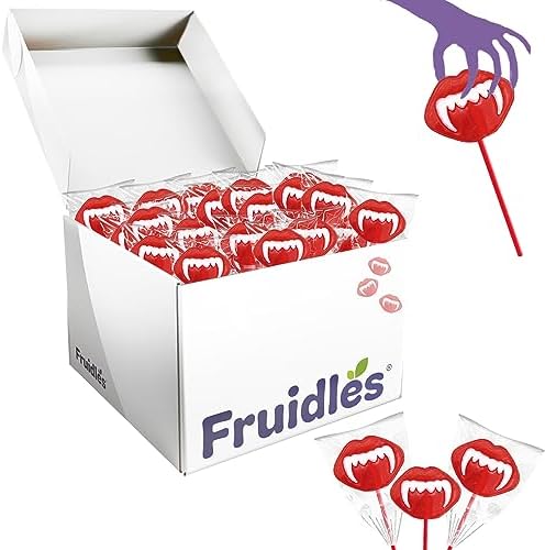 Amazon.com : Fruidles Vampires Fangs Tattoo Lollipop Suckers Candy ...