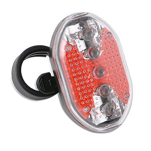 Schrodinger15 10023 5 LED Bicycle Cycling Bike Cycle Tail Rear Light ...