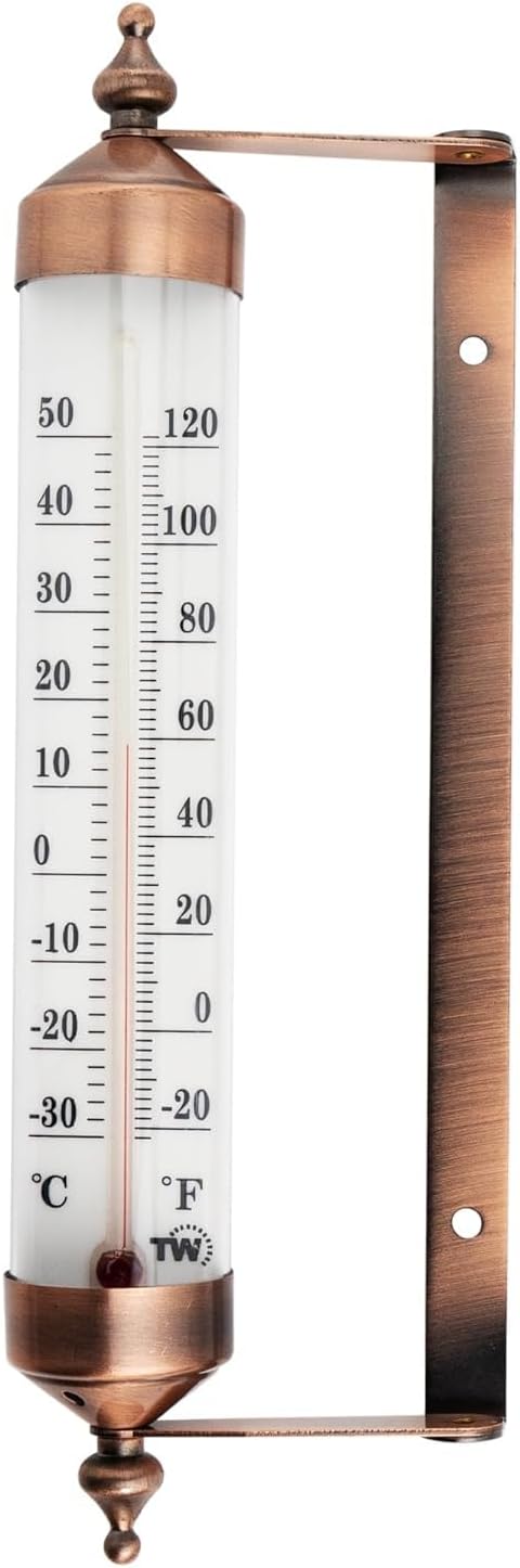 Amazon.com: MUMTOP Outdoor Thermometer, 42 Inch Metal Flamingo Solar ...