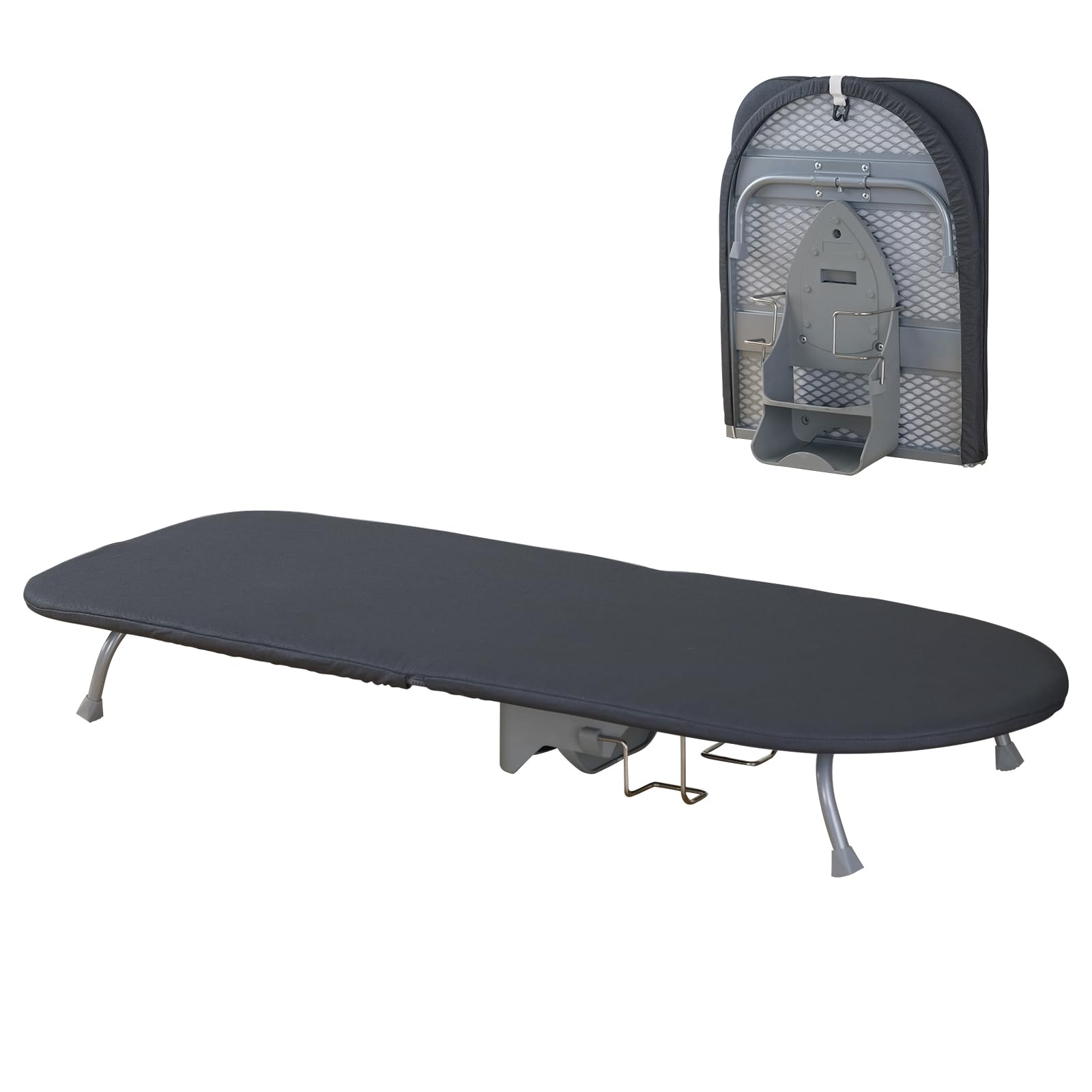 Small Table Top Ironing Board Foldable, Compact Mini Tabletop Ironing ...