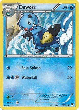 Dewott Pokemon Card