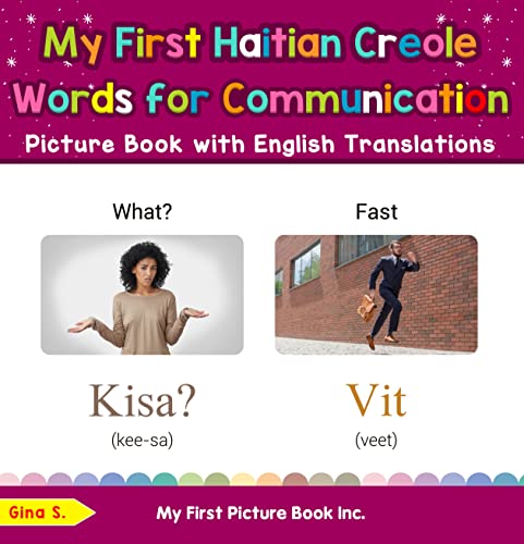 My First Haitian Creole Words for Communication Picture Book with ...