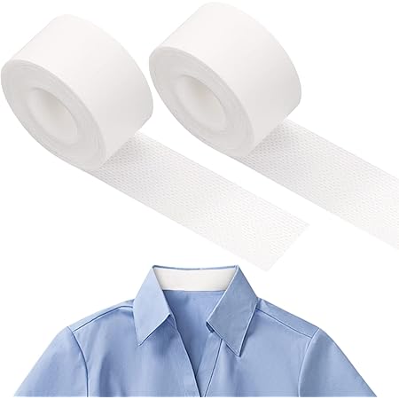 Amazon.com : Disposable Collar Protector Sweat Pads - White Collar ...