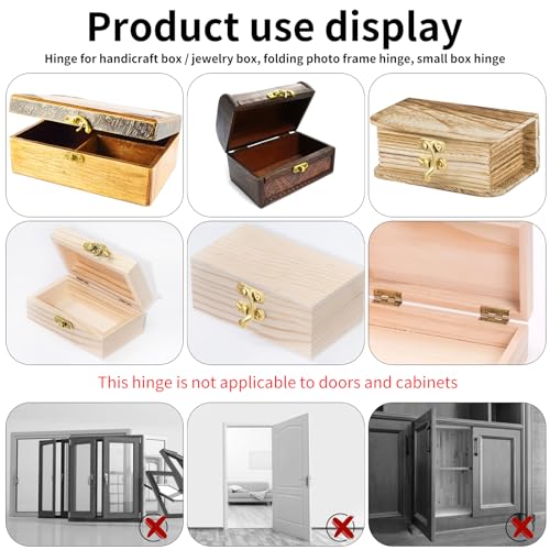 300-Piece Jewelry Box Hardware Set, Includes 40 Jewelry Box Hinges 20 ...