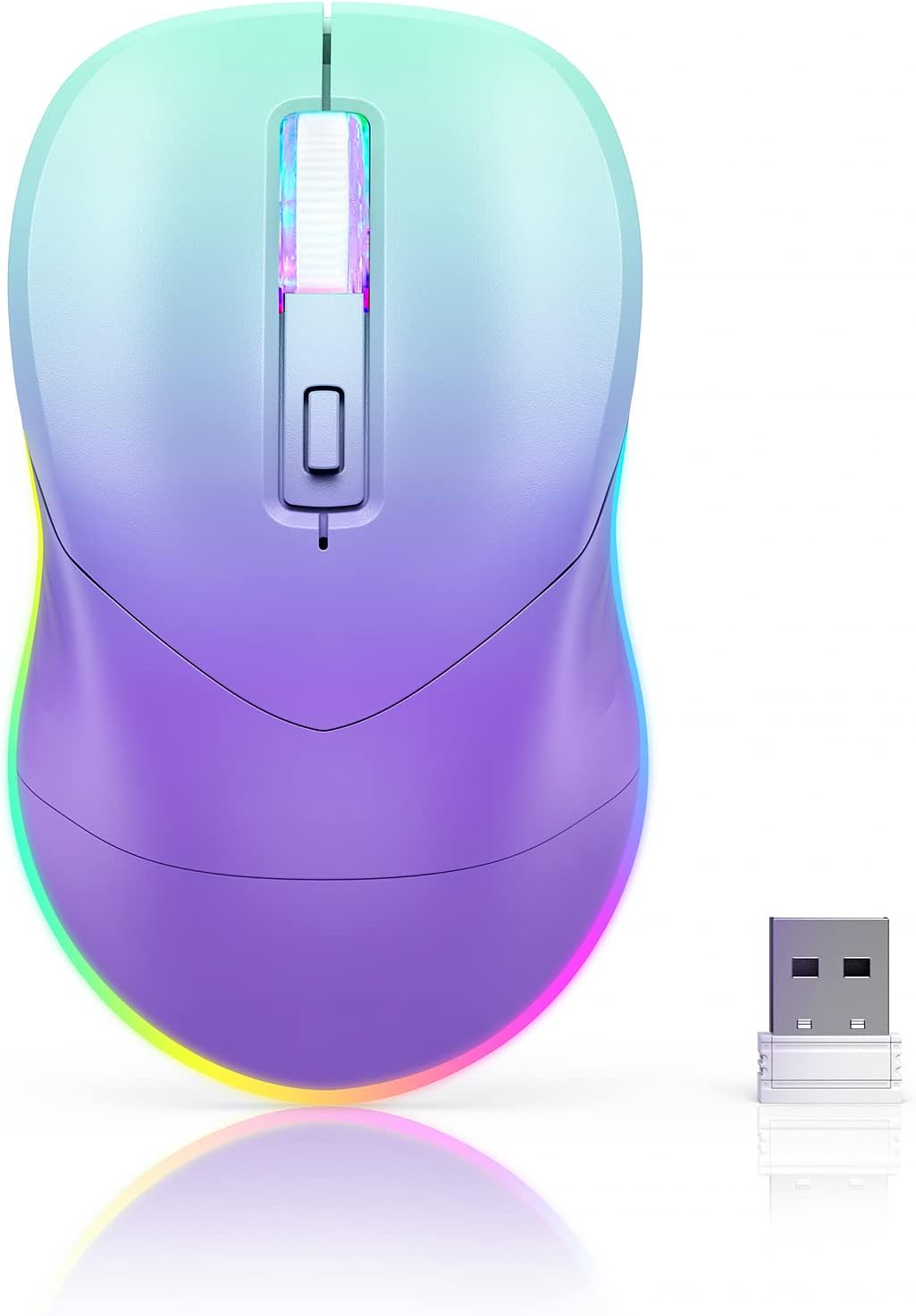 Amazon.com: Wireless Mouse Jiggler - LED Wireless Mice with Build-in ...