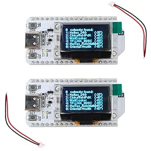 DIYmalls ESP32 OLED 0.96" WiFi Kit 32 V3 Development Board Type-C for ...