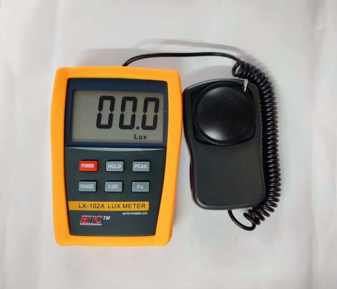 HTC 102A Light LUX Meter along with Calibration Certificate : Amazon.in ...