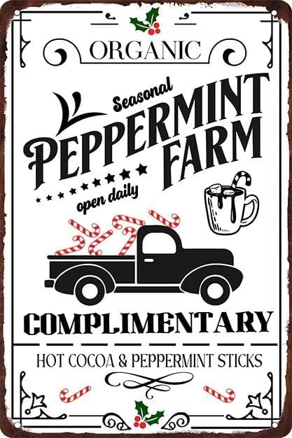 Amazon.com: Organic Seasonal Peppermint Farm Complimentary Hot Cocoa ...