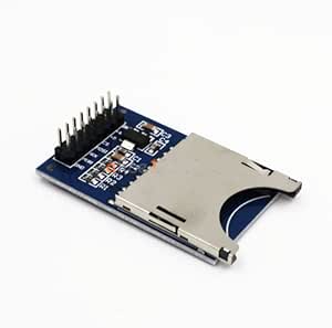 Amazon.com: 5PCS SD Card Module Slot Socket Reader For Arduino ARM MCU ...