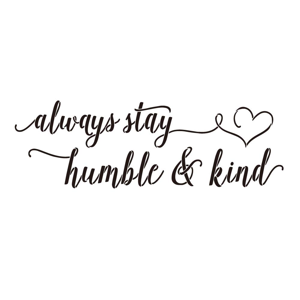 Amazon.com: Always Stay Humble & Kind - Carved Letters Inspirational ...