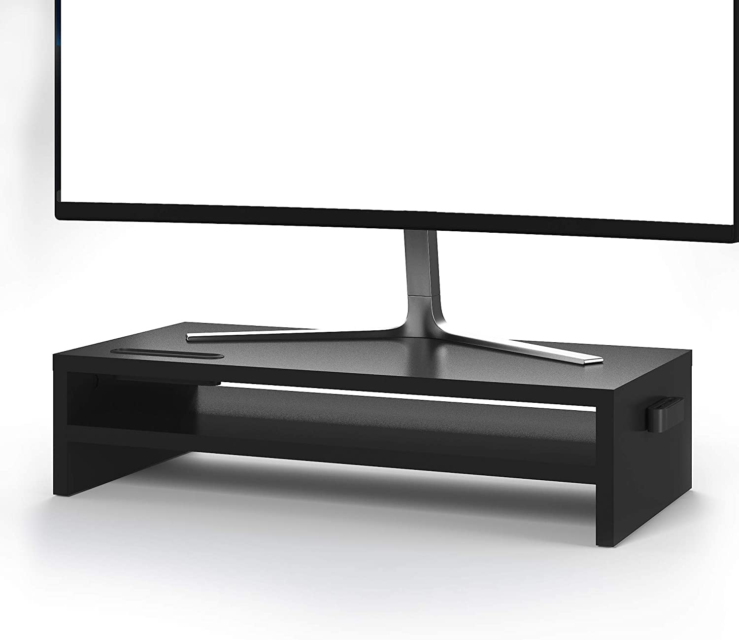 Buy BONTEC Wood Monitor Stand Riser, Desk Monitor Stand Organiser ...