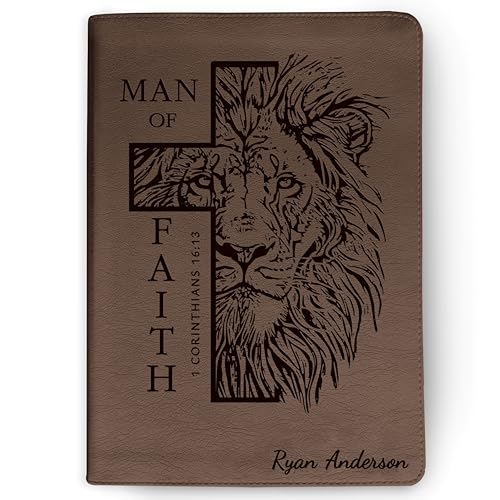 Amazon.com: Personalized Bible for Men, ESV Journaling, Customized ...