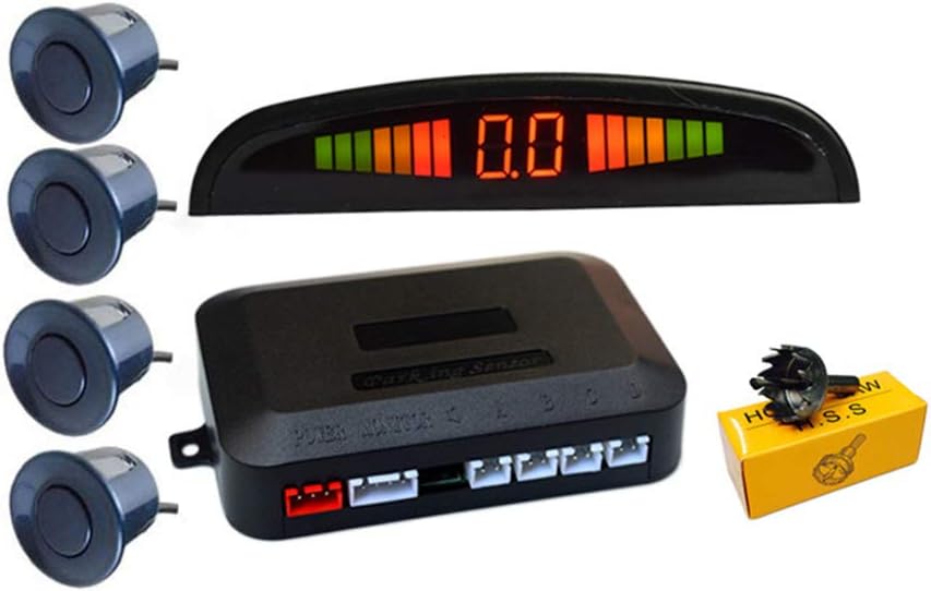 Amazon.com: 4 Probe Backup Parking Radar System Black Crescent Buzz ...