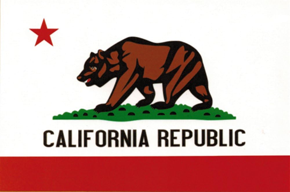 Amazon.com: California Heavy Duty Vinyl Bumper Sticker (3 x 5 Inches ...