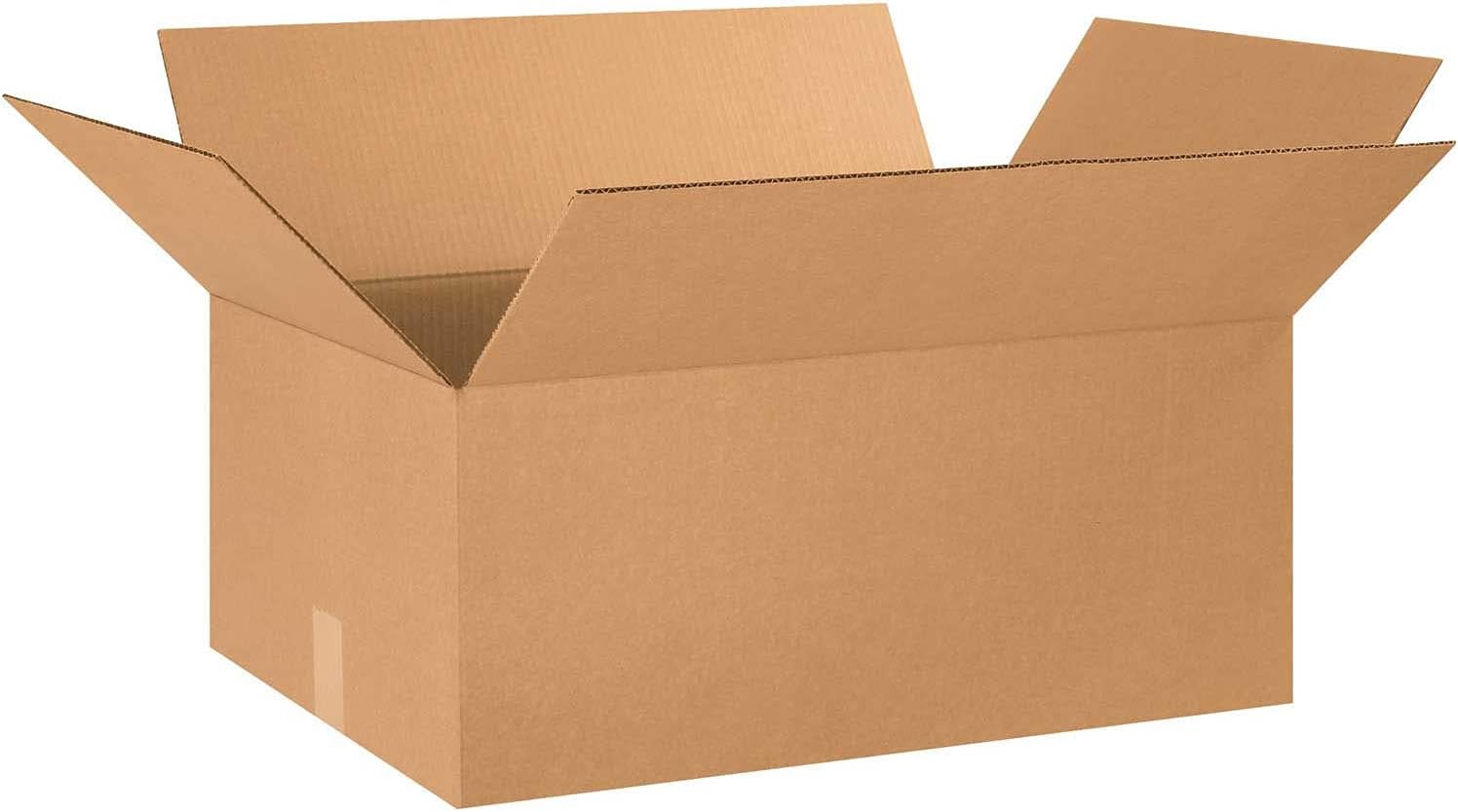 Box Partners Caixas onduladas, 61 cm x 40 cm x 25 cm - 15 cada pacote ...