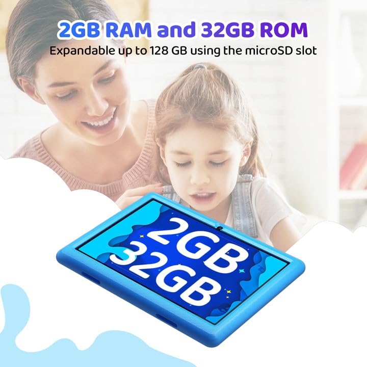 Snapklik.com : Okaysea Kids Tablet Android 12 Tablet PC, 10.1 Screen ...