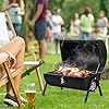Amazon.com: Portable Charcoal Grill Set of 12, Leonyo Tabletop Charcoal Grills, Compact Small ...