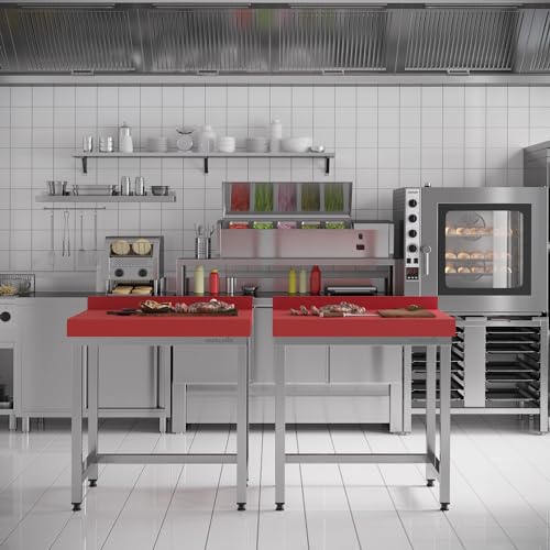 Stainless Steel Prep Table - Polyethylene Table Top - Commercial ...