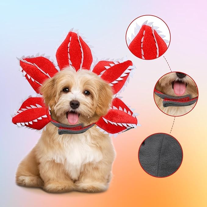Snapklik.com : Pet Demon Hat Costume Scary Halloween Dog Headband ...