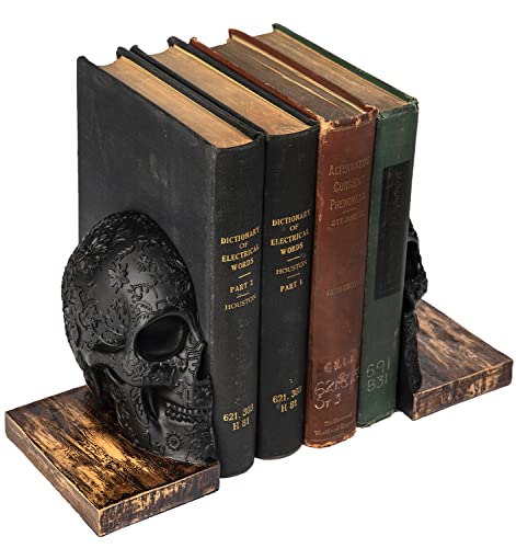 9 Unique Gothic Bookends: GOTH Bookshelf Sculptures