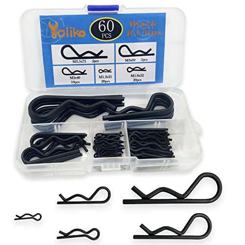 Snapklik.com : 60 Pcs Hitch Pin Clip R Clips Retaining Pins Tractor ...