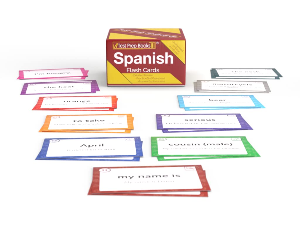 Snapklik.com : Spanish Flash Cards: Words And Phrases For Beginners