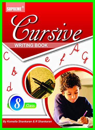 Buy Supreme cursive Writing Books-8 Book Online at Low Prices in India ...
