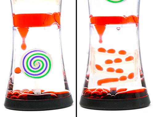 Big Mo’s Toys Hypnotic Liquid Motion Spiral Timer Toy for Sensory Play ...