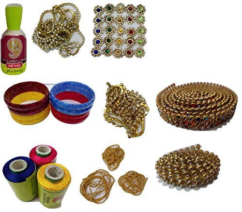 Buy KUSUMABLS - Silk Thread Bangles Making kit at Amazon.in