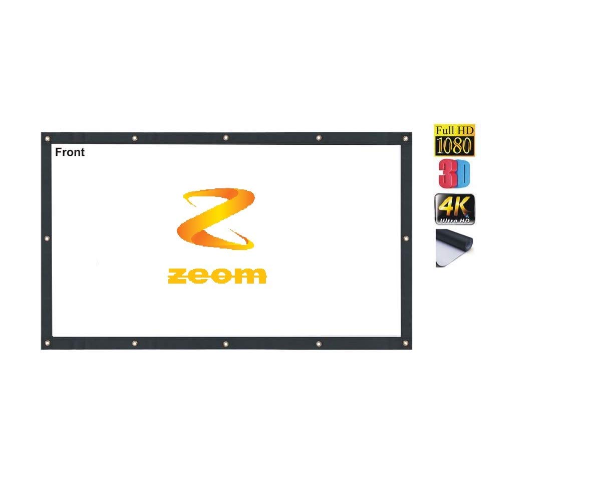 Zeom Eyelets Type Foldable Projector Screen In 4 3 Ratio Format zeom-eyelets-type-foldable-projector-screen-in-4-3-ratio-format