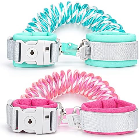Amazon.com: Kid Leashes 2 Pack, Toddler Leashes Wrist to Wrist ...