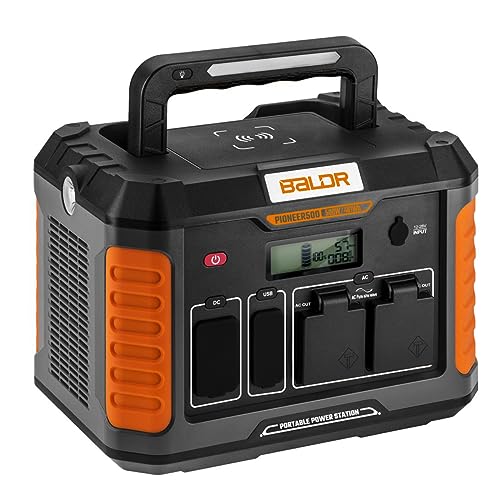 Snapklik.com : BALDR Portable Power Station 500, 461Wh Outdoor Solar ...