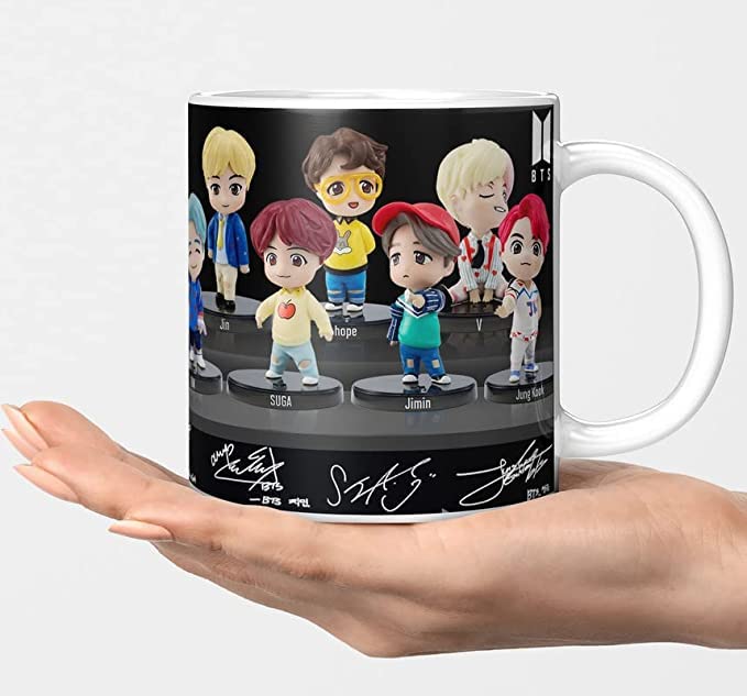 Buy VIGAT BTS Mug BTS Signature Mug V Suga J-Hope Jungkook Jin Jimin Rm ...