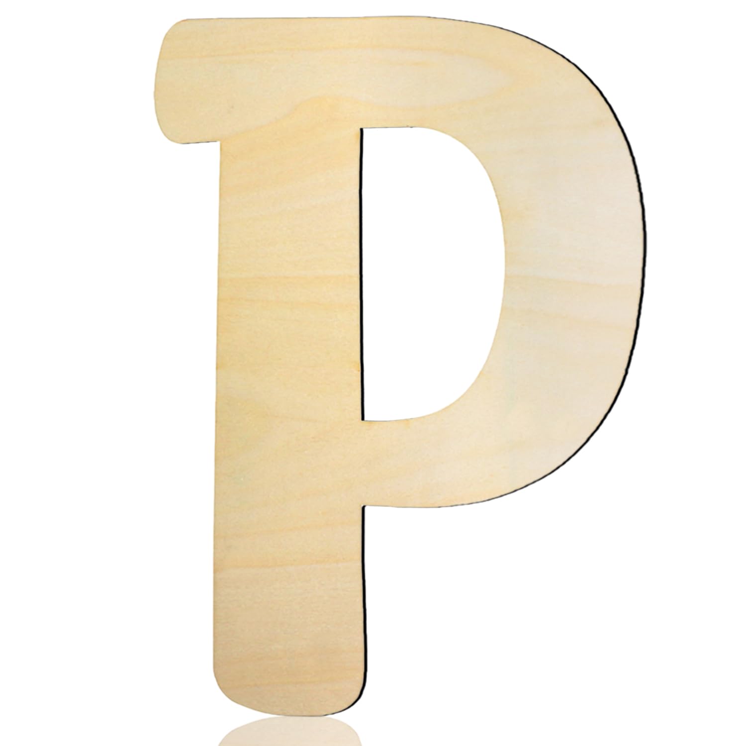 Amazon.com: Wooden Letters 8 Inch Wood Letter P 1/5 Inch Thick Cutouts ...