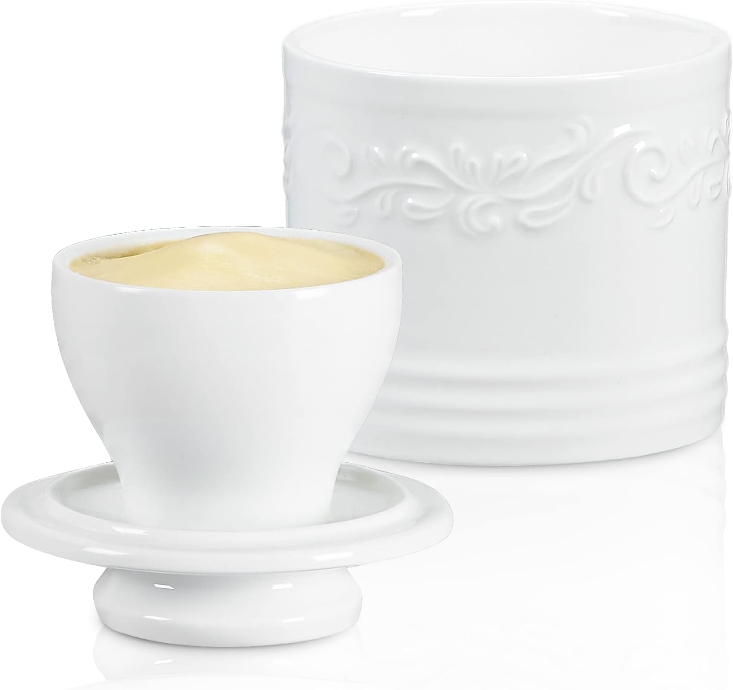 Amazon.com | ONEMORE Butter Crock, French Butter Dish with Lid for ...