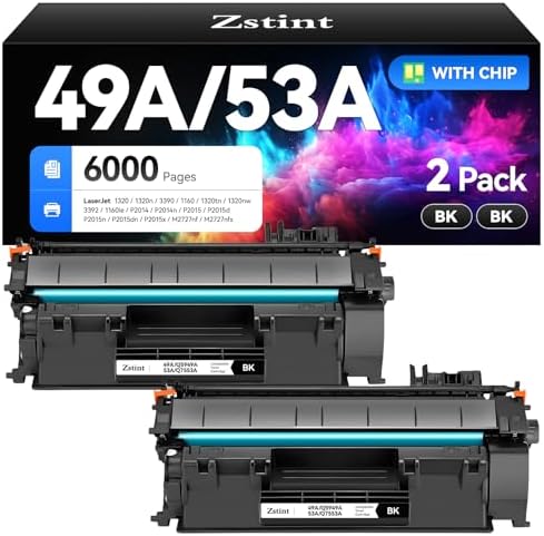Amazon.com: 49A 1320 Toner Cartridge 2-Pack Replacement for 49A Q5949A ...